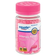 Equate Sinus & Allergy Suphedrine PE Nasal Decongestant Tablets, 24 ...