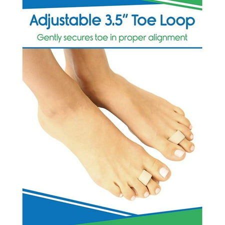 Toe Splint [Pair] - Hammer Toe Straightener - Joint Realign Cushion ...