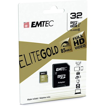 Emtec Elite Gold microSD HC Class10, 32GB - Walmart.ca