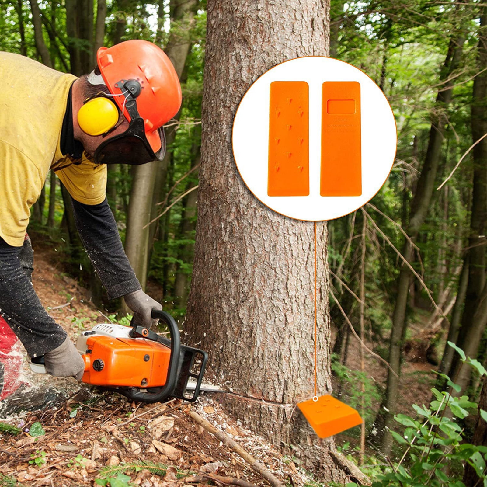 Anvazise Logging Wedge Angled Spiked Good Toughness Strong Load-bearing ...