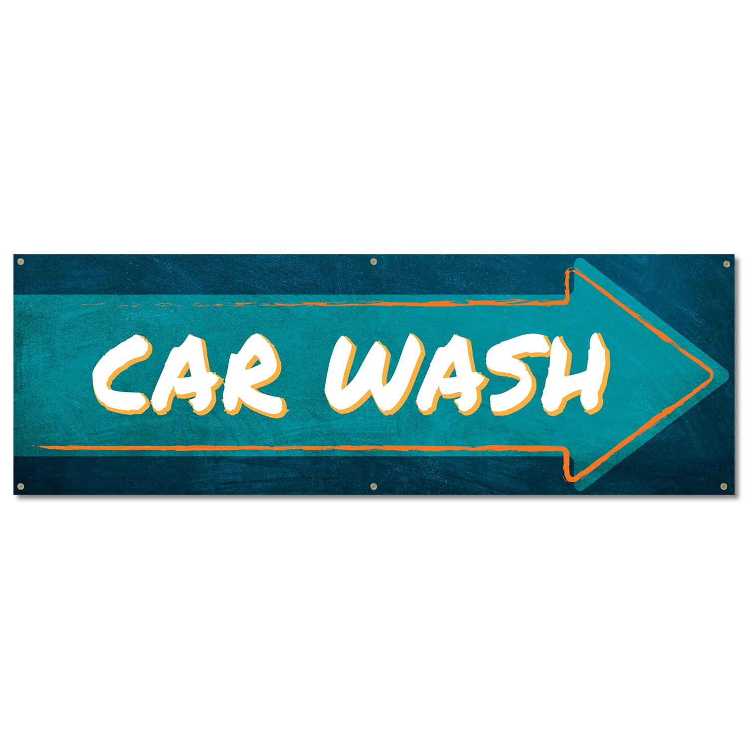 Car Wash | 24" X 72" Banner | Outdoor Vinyl Sign With Grommets | Auto ...