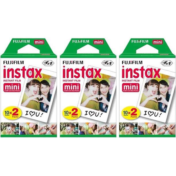 Fujifilm Instax Mini Instant Film (3 Twin Packs, 60 Total Pictures) for ...
