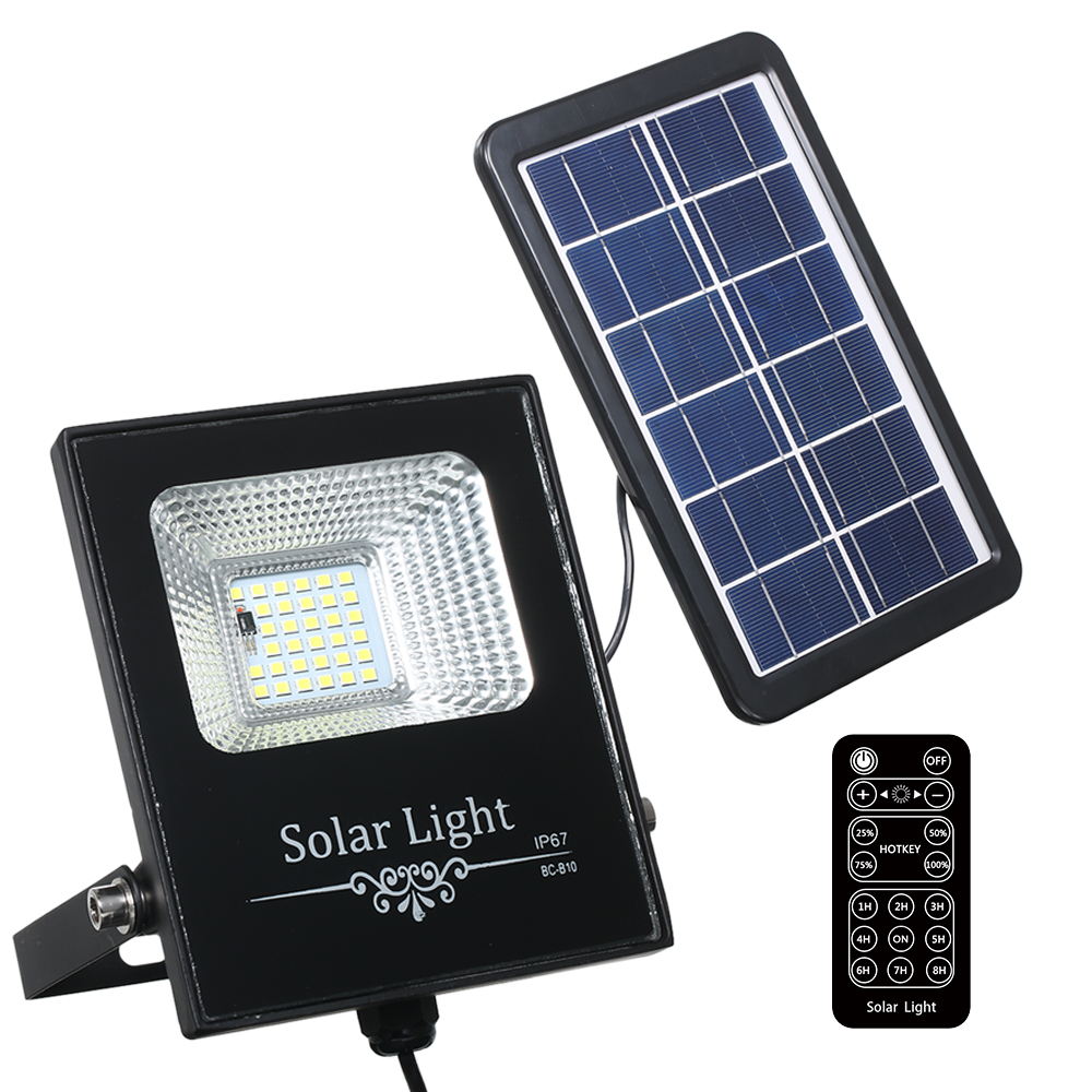 DC6V 5W 33 LED Solar Flood Lights Solar Panel Outdoor IP67 Water ...