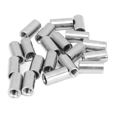 Female Thread Coupling Nut, Stainless Steel M5 Round Coupling Nut ...