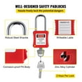 42 PCS Lockout Tagout Kit - Electrical Safety LOTO Kit with Padlocks ...