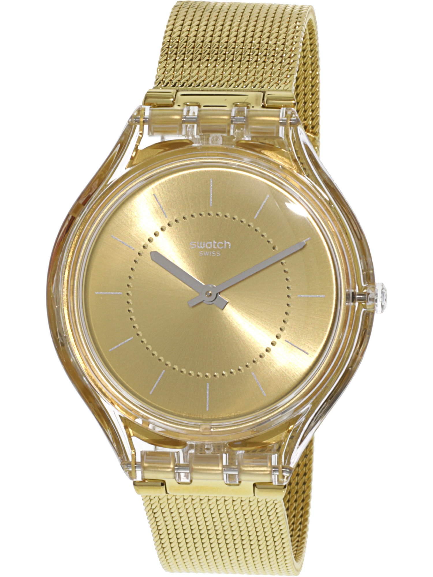 Swatch Women's Skincarat SVOK100M Gold Metal Swiss Quartz Fashion Watch ...
