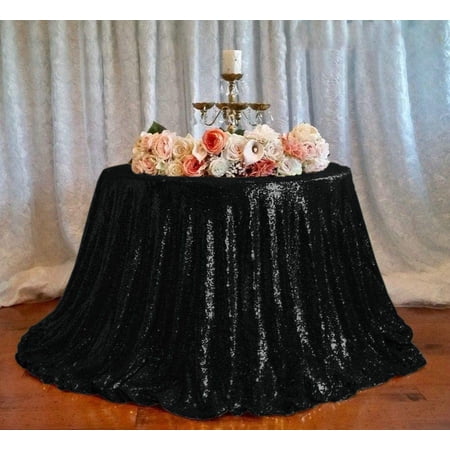 Table Cloths Round Sequin Tablecloth 70" Sequin Tablecloth Overlay ...