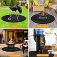 HHGBAD Fiberglass Fireproof Mat for Barbecue Grills - High Temperature ...