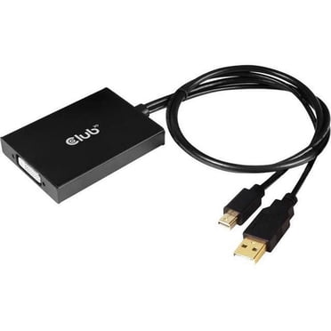 Club3D Mini DisplayPort to Dual Link DVI, HDCP OFF version for Apple ...