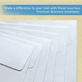 Bexikou White Paper Envelopes, Security Tinted White Mailing Envelopes ...
