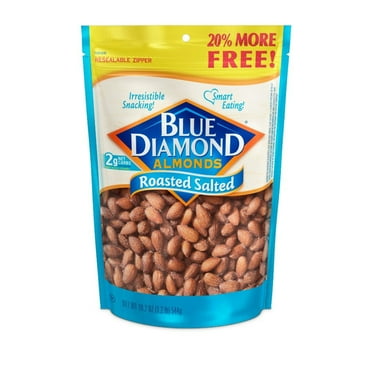 Blue Diamond Lightly Salted Whole Almonds Nuts, 40 Ounce - Walmart.com