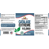 Catalase Extreme 10,000, 60 Capsules - Enzyme Replenisher, Hair ...