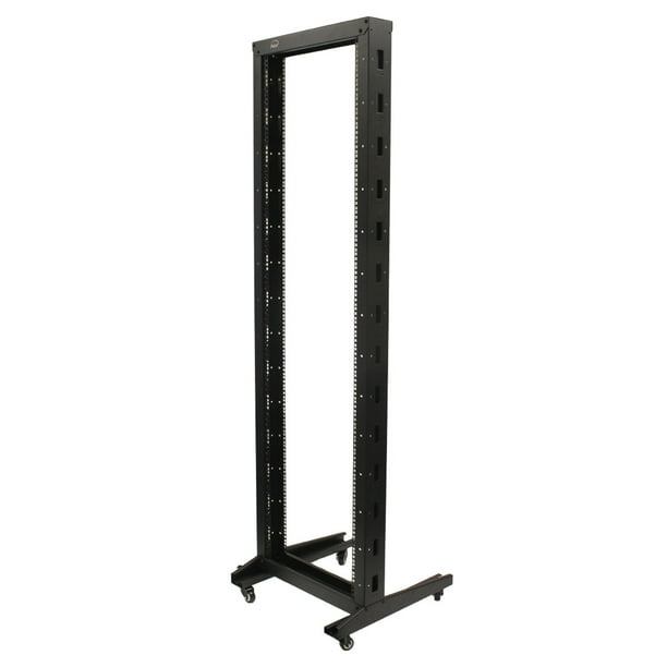 NavePoint 7ft Open Frame 19 Inch 42U 2-Post Network Server Relay Rack ...