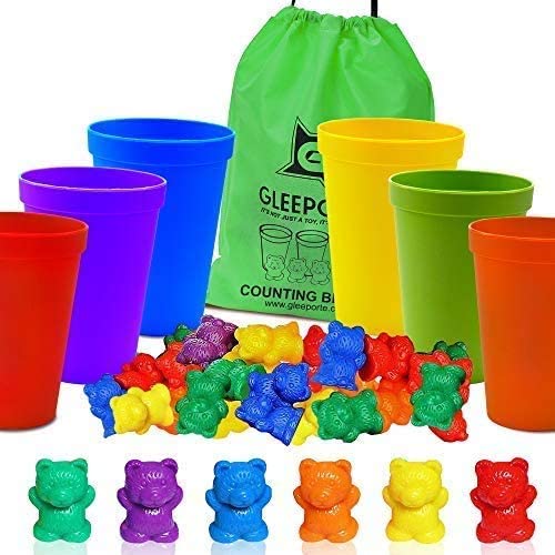 Counting Bears with Coordinated Sorting Cups | Sorting, Math Skills ...