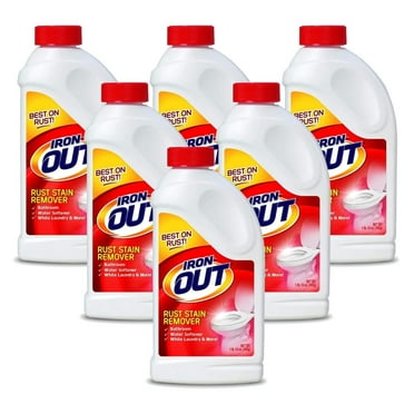 Iron OUT Rust Stain Remover Powder, 4 lb 12 oz, 6 Bottles - Walmart.com