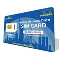 TALKSIM 4G LTE Prepaid SIM Card Kit for AT&T, T-Mobile, Data-Only sim ...