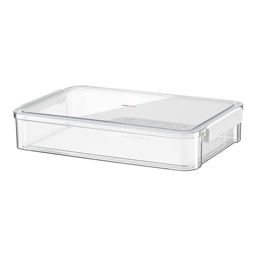 Transparent Storage Box With Lid Latching Modular Stackable Storage ...