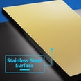 Blank Screwless Metal-Surface Wall Plate, Temperature and Impact ...