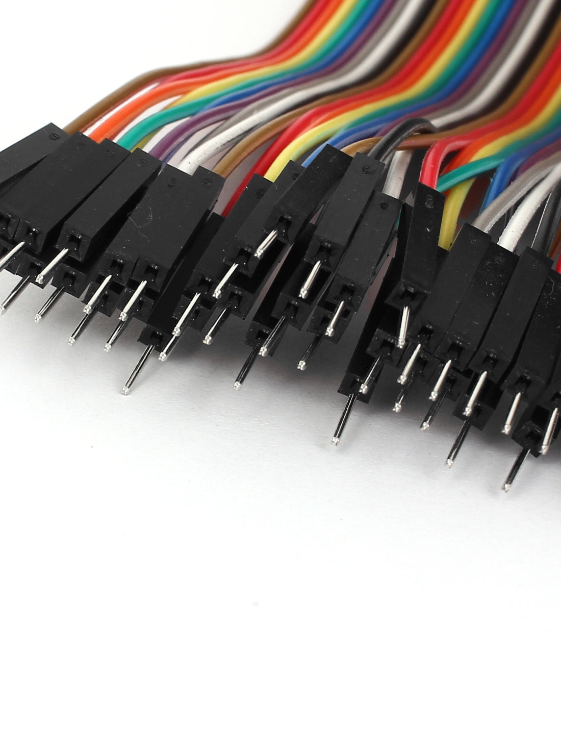 30cm Shield 40pin Male to Male 2.54mm 1P-1P Jumper Wire Flat Cable ...