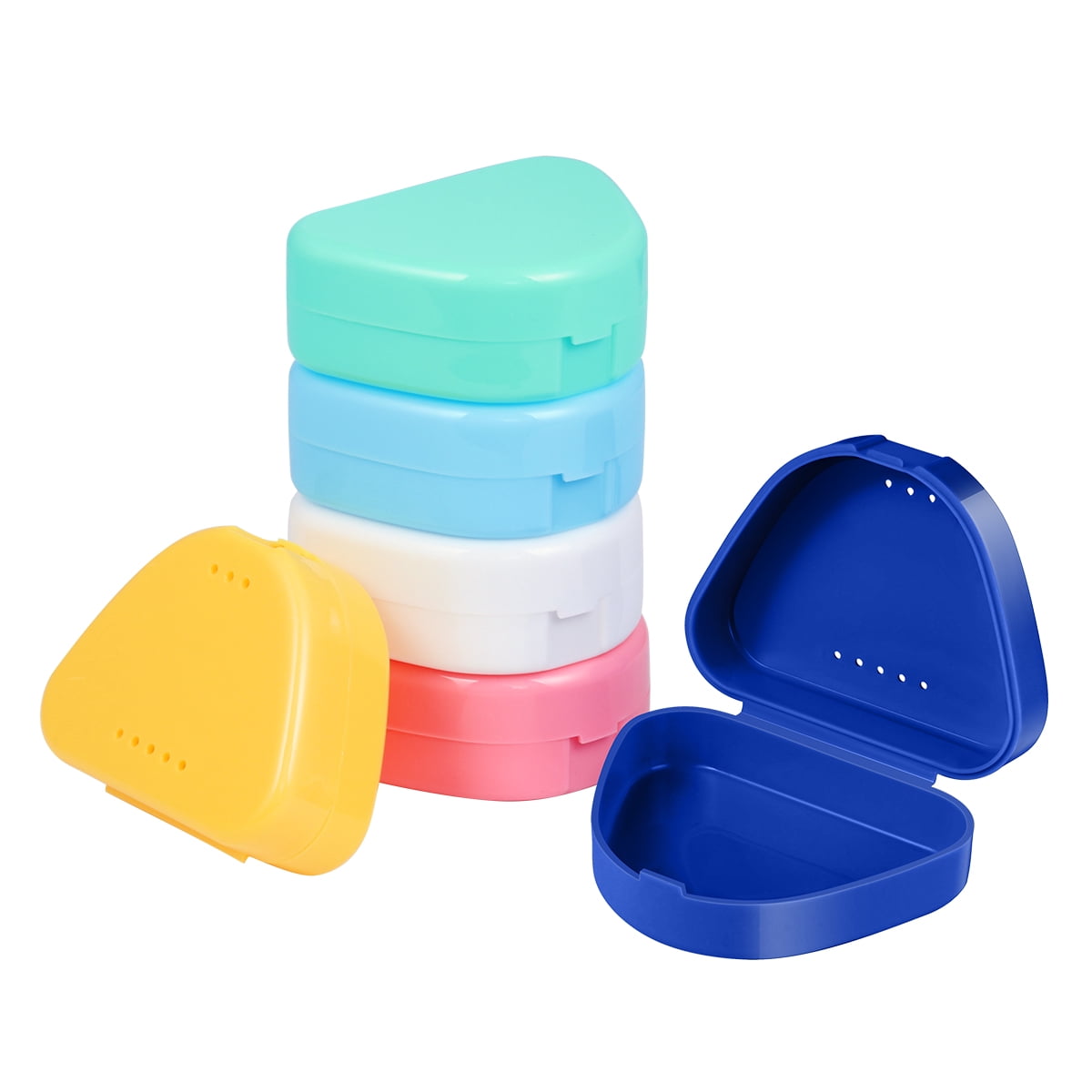 Buy TINKSKY 6PCS Retainer Case With Vent Holes Mouth Guard Case ...
