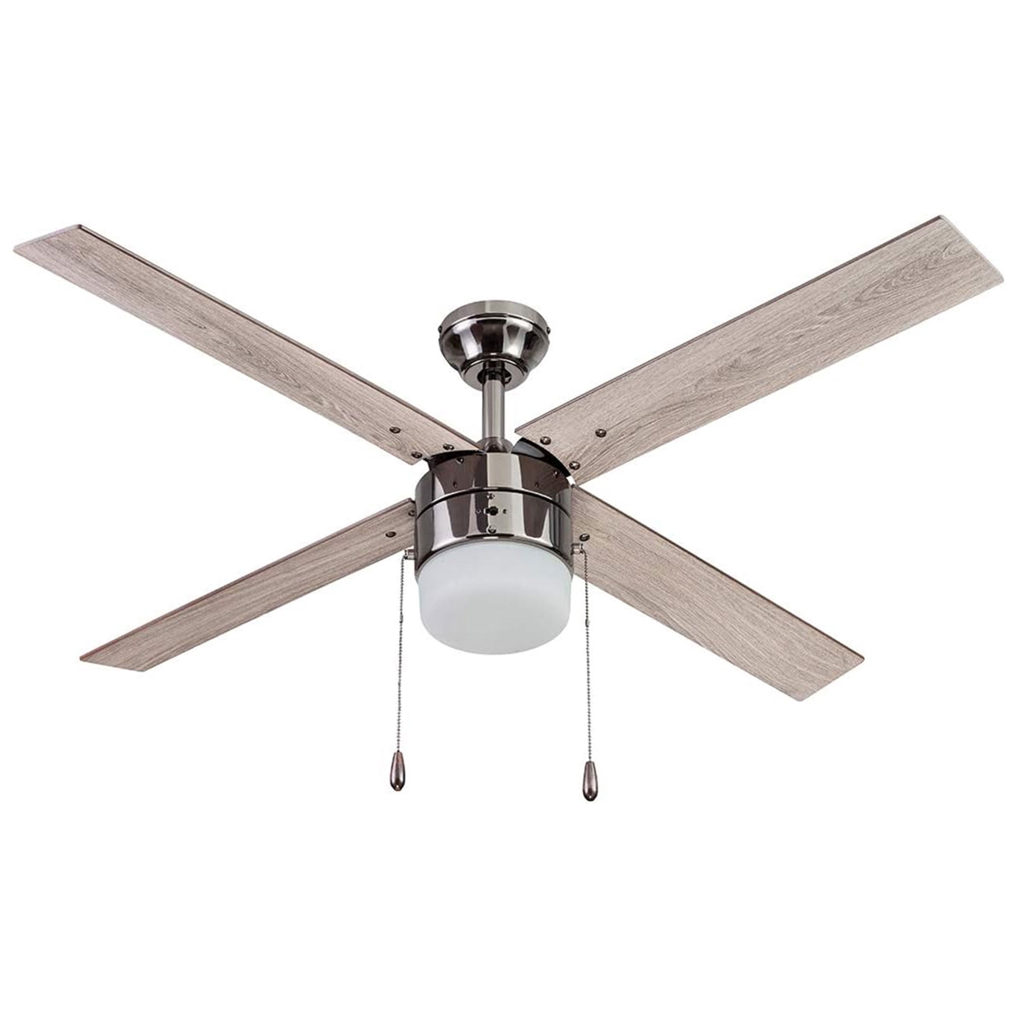 Open Box Prominence Home Madrona 52" Gun Metal Modern Ceiling Fan with ...