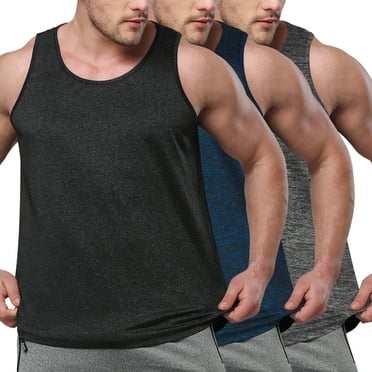 Mens Heavy Cotton Tank Top 2 Pack - Walmart.com