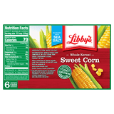 (6 Cans) Libby's Whole Kernel Sweet Corn, 15.25 oz - Walmart.com
