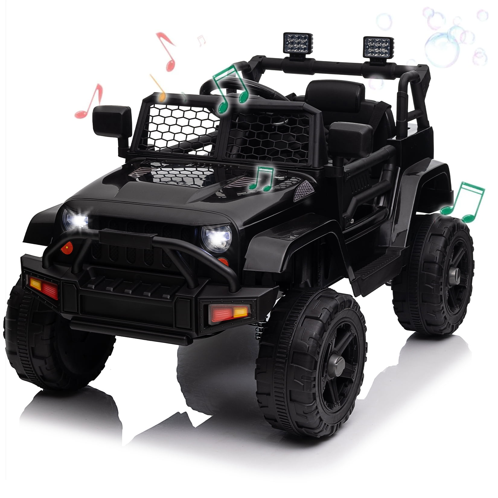 Sakiyrr 12V Powered Ride on Truck Car with Parent Remote Control, 3 ...