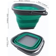 ANDYYOUTING 2.9 Gal Collapsible Bucket, Space Saving, Portable, Dark ...