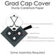 Big Dot of Happiness Grad Hockey - Graduation Cap Decorations Kit ...