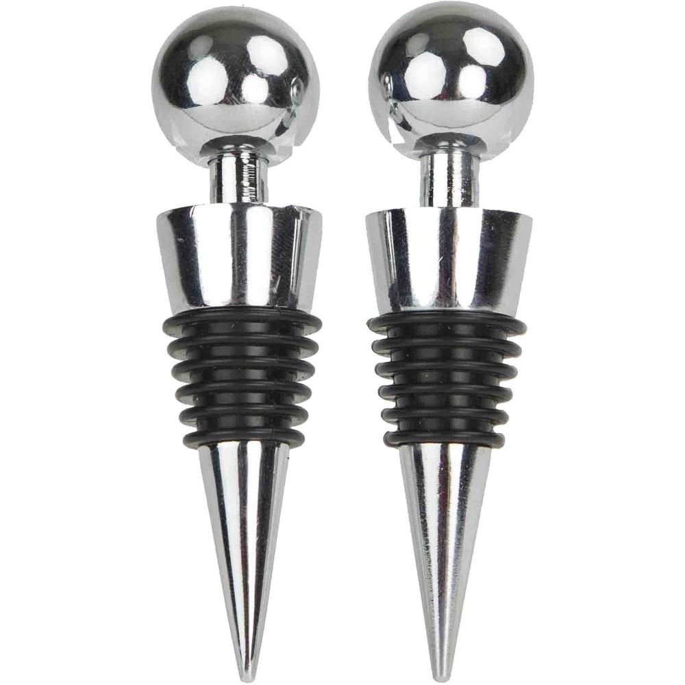 Home Basics 2Pk Zinc Wine Stopper - Walmart.com - Walmart.com