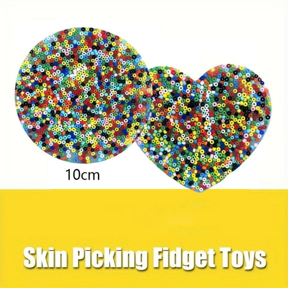 SPOKKI 4 Pcs Picky Pads, Silicone Fidget Toys for Adults and Kids, 8cm ...
