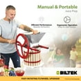 Biltek Fruit Crusher & Apple Grinder for Cider Press & Fruit Wine Maker ...