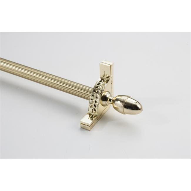 Zoroufy 01577-03586 72 in. Stair Jewel Fluted Tubular Stair Rod Set ...