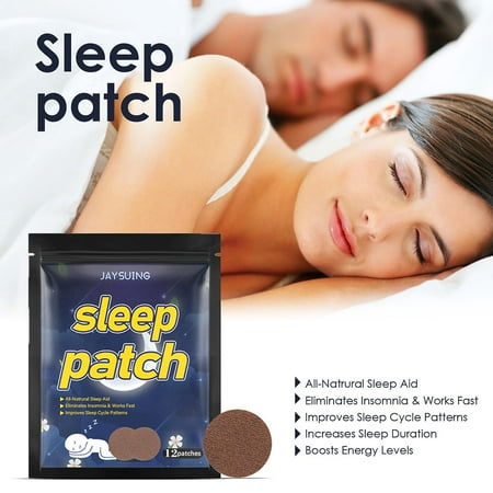 JOYWEI 12pcs/bag Sleeping Patches Sleeping Sticker Sleep Aids For ...