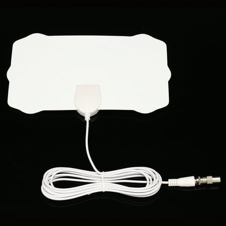 Mini Shield Shape White Portable Freeview Antenna 1080P 50 Mile Range ...