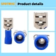 6.3mm female quick disconnect connector, vinyl insulated blade wire ...