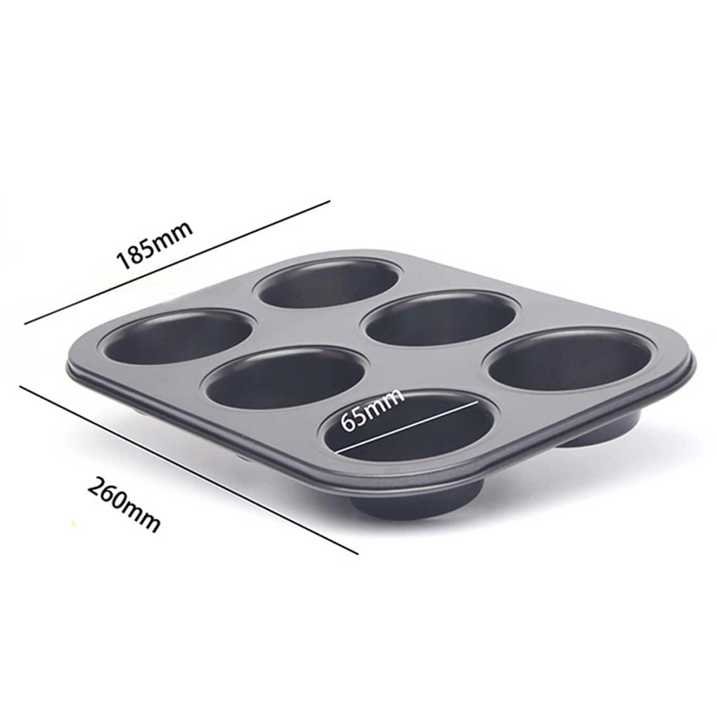 Advancent Moldes de Chocolate con 6 agujeros, Mousse Cake, molde para ...