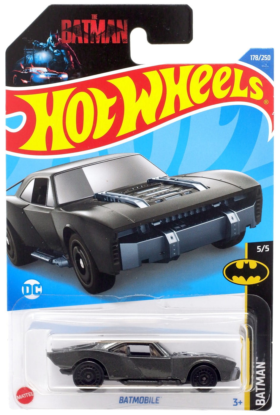 Hot Wheels Batman Batmobile Diecast Car (The Batman) - Walmart.com