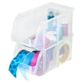IRIS Medium Stacking Bin, Clear - Walmart.com