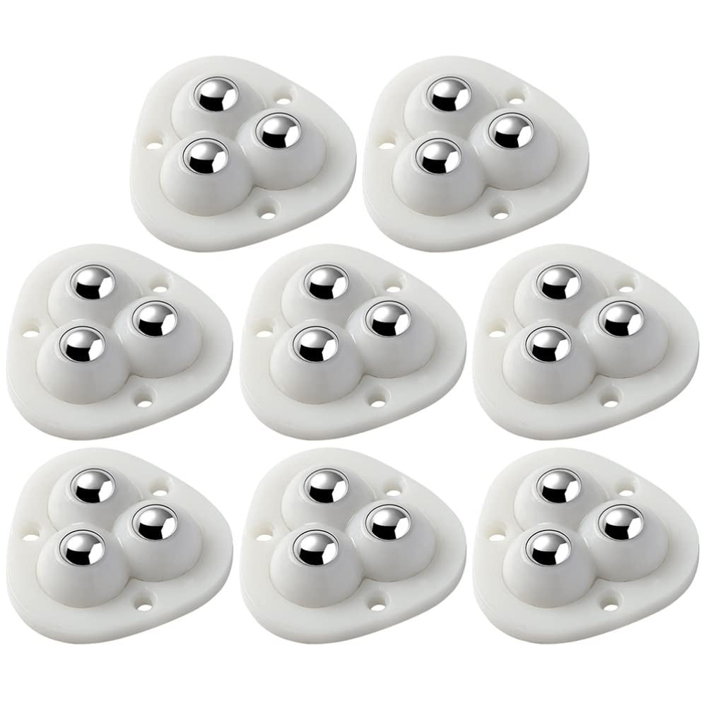 8Pcs Self Adhesive Caster Wheels, 360 Degree Swivel Mini Adhesive ...