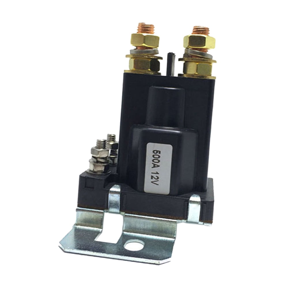 Walmeck 12VDC 500A AMP Heavy Current 4 Pin SPST Car Auto Start Relay ...