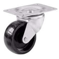 Wideskall 12 Pieces 2 Inch Swivel Caster Wheels Hard Rubber with Top ...