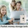 VOAVEKE Cash Box,Money Box,Kids Bank Locker Safe With Key And Single ...