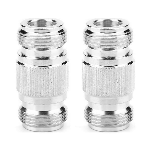 Conector tipo N, 2 piezas Adaptador RF hembra tipo N Adaptador tipo N ...