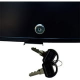 Smad 1.4 Cu ft Compact Mini Fridge, Lockable, Quiet, 110V/12V Single ...