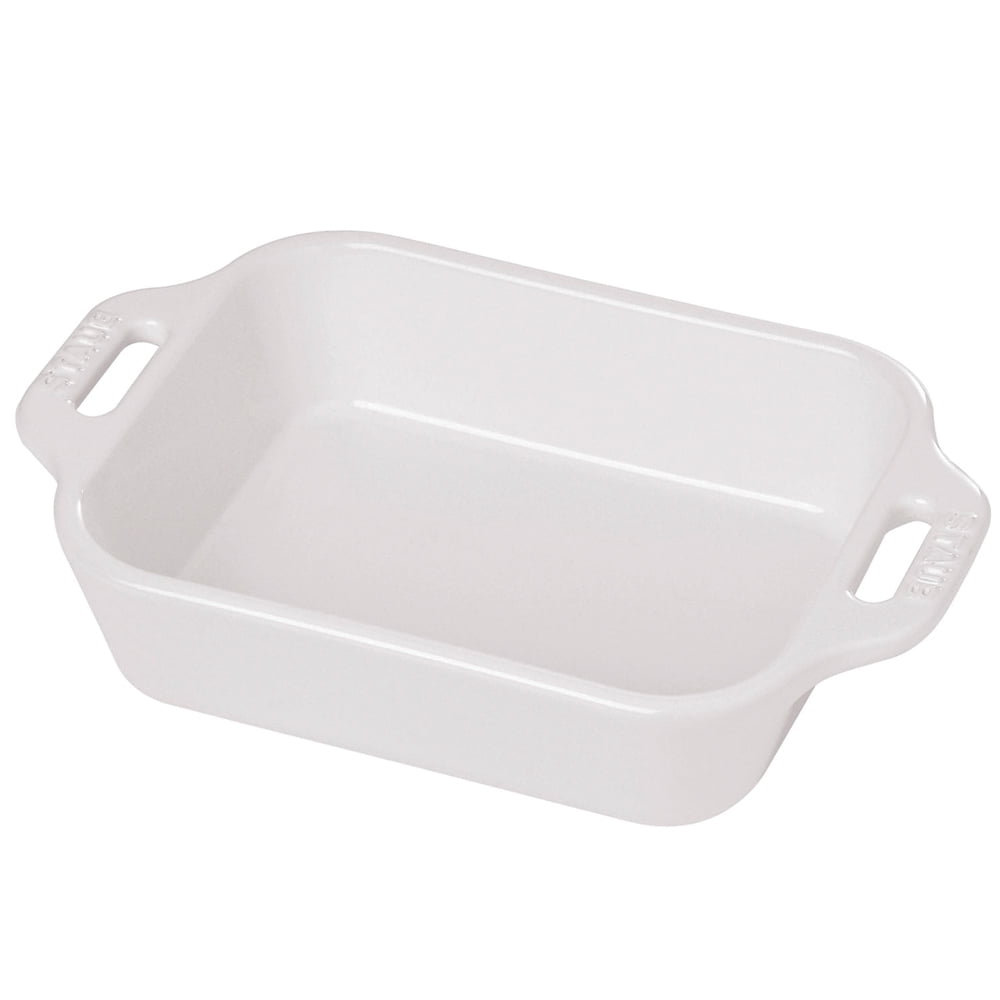 Staub Ceramic 13" x 9" Rectangular Baking Dish - White - Walmart.com