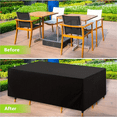 210D Outdoor Furniture Cover Waterproof Terrace Garden Cover Rain And ...