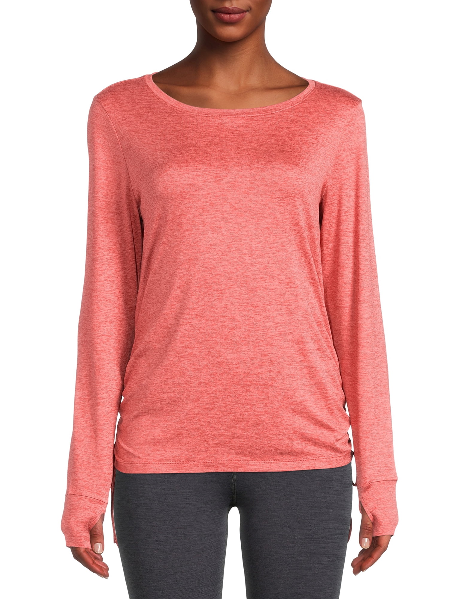 Avia Women’s Performance T-Shirt with Long Sleeves - Walmart.com