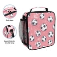 ALAZA Footballs Lunch Box Insulated Cooler Lunch Bag with Shoulder ...